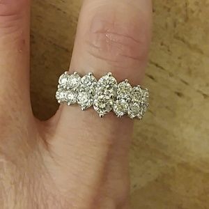 Moissanite Fire | Jewelry | Moissanite Anniversary Ring | Poshmark